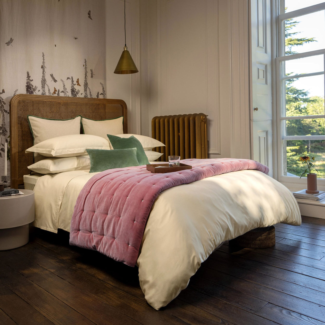 Jaipur Throw | Smooth Cotton Velvet Design | Christy