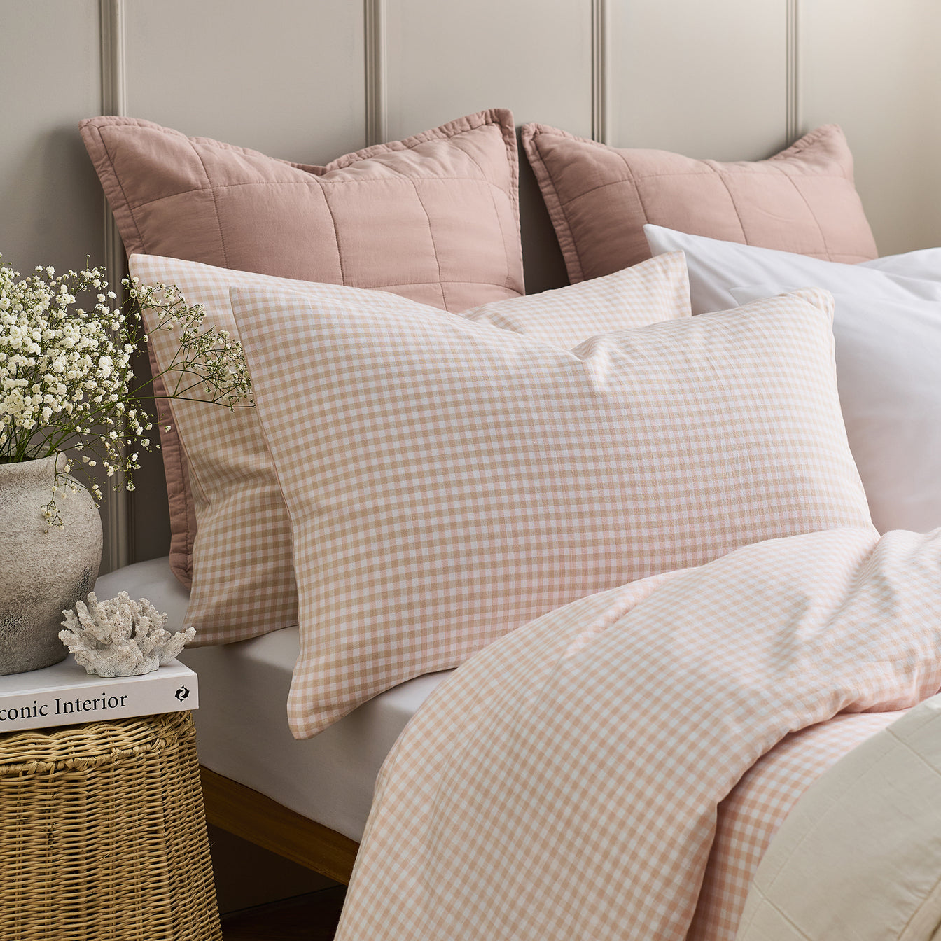 Gingham Yarn Dye Standard Pillowcase Pair – Christy