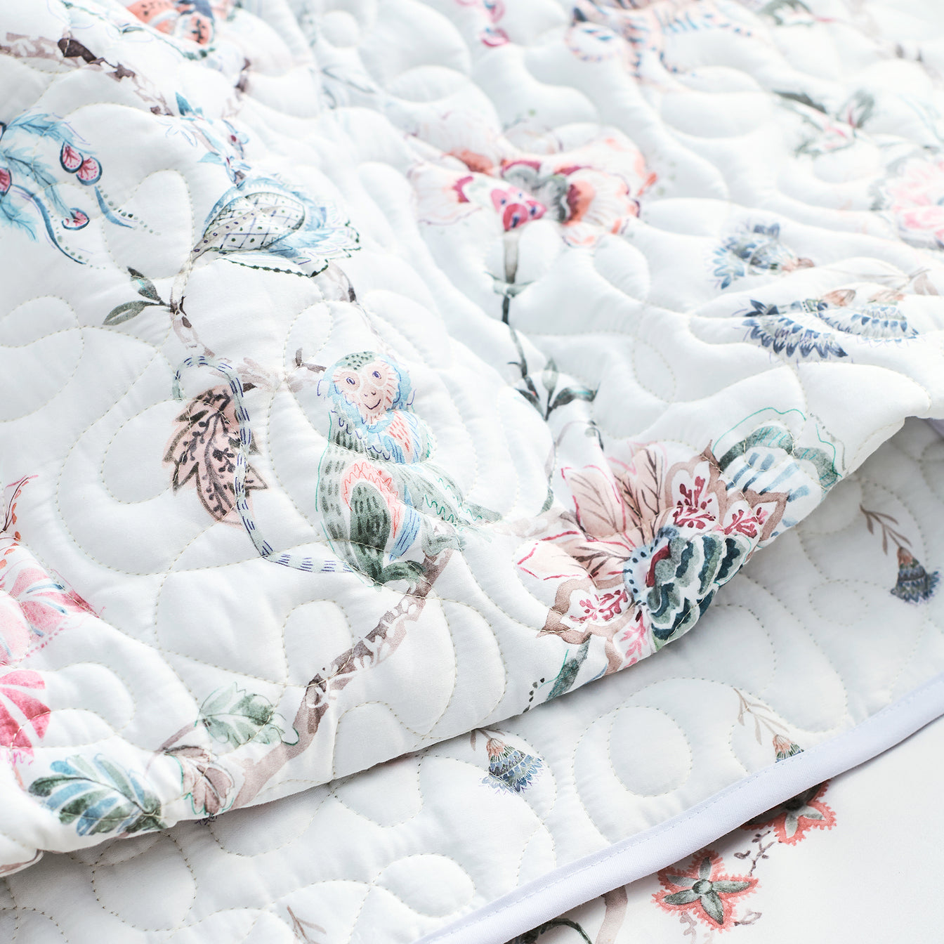 Tropical Floral Coverlet – Christy